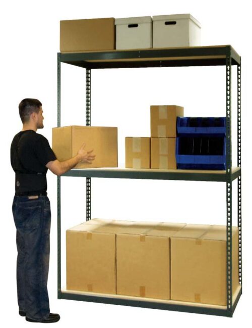 Jaken Boltless Shelving 72"L x 24"W x 72"H Series 200B - 3 Shelf Unit ...