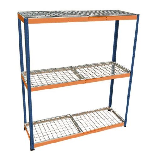 Interlake Heavy Duty Boltless Shelving with Wire Decking - NM1-1209618 ...