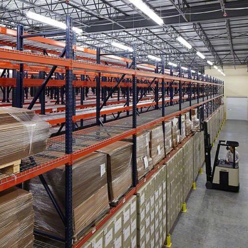 Interlake Pallet Rack Beam Pair with Wire Decking | MH USA