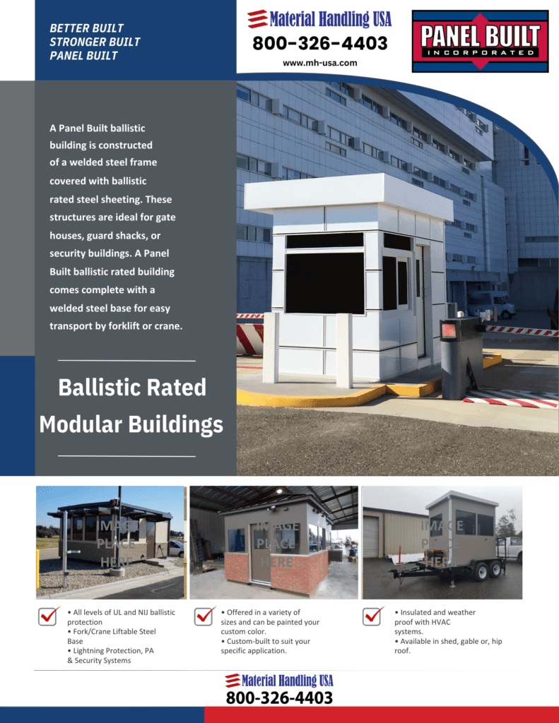 Guard Shack Built with Ballistic Rating | MH USA
