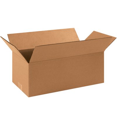 16 x 8 x 6" Long Corrugated Boxes (25/Bundle) | MH USA