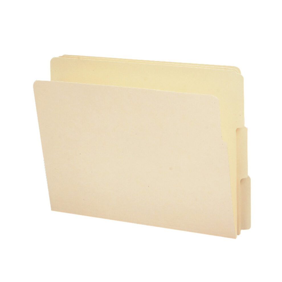 Smead End Tab File Folder, 1/3-Cut Tab, Letter Size, Manila, 100 per ...