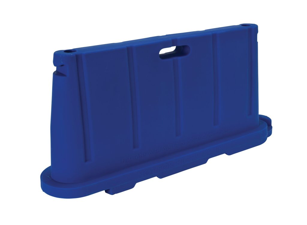Vestil Stackable Poly Barricade Blue | Material Handling USA