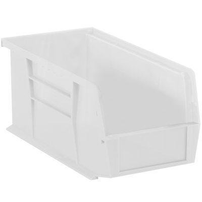 MH-USA 14 3/4 x 8 1/4 x 7" Clear Plastic Stack & Hang Bin Boxes (12 ...