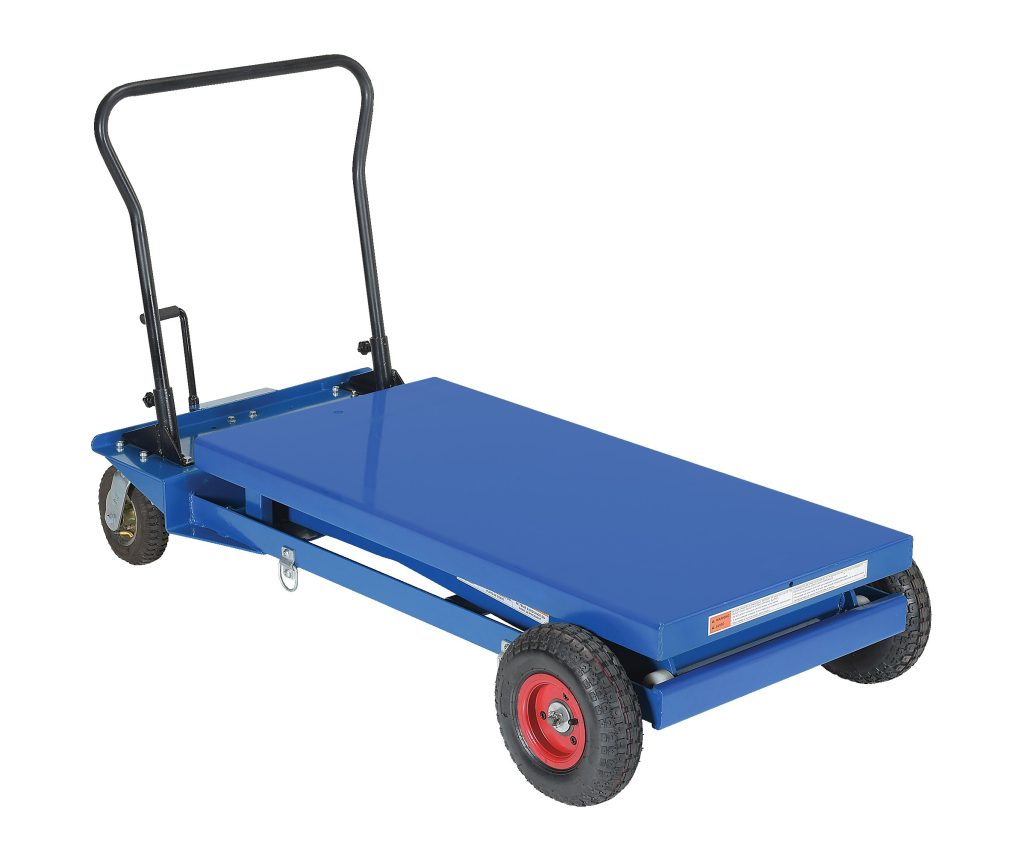 Vestil Pneumatic Tire Hydraulic Cart 1000 Lbs | MH USA