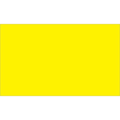 MH-USA 3 x 5" Fluorescent Yellow Inventory Rectangle Labels (500/Roll ...