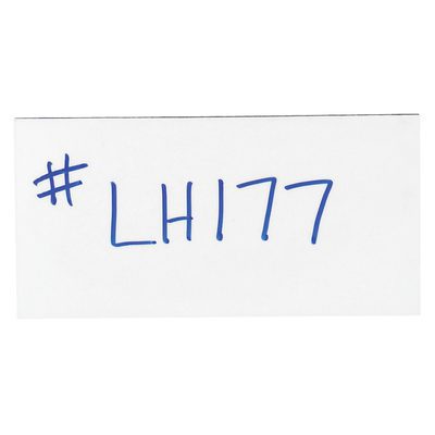 MH-USA 2 x 4" White Warehouse Labels - Magnetic Strips (25/Case ...