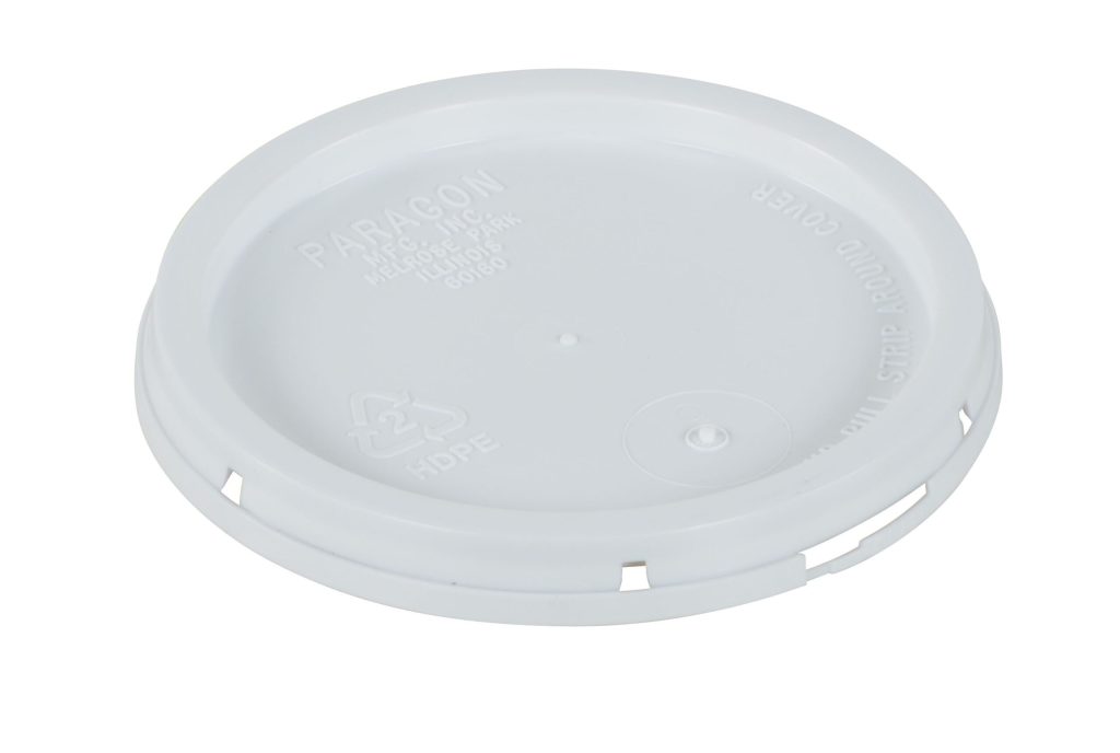 Vestil Tear-Tab Lid For 1 Gallon Pail White | MH USA