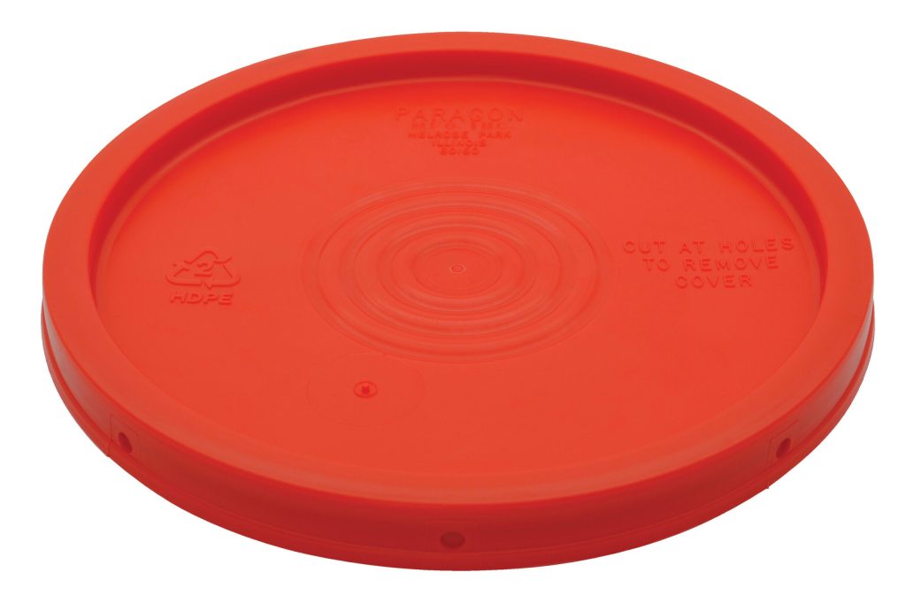 Vestil Standard Lid For 3.5, 5, 6 Gal Red | Material Handling USA