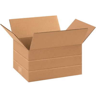 MH-USA 10 x 8 x 6" Multi-Depth Corrugated Boxes (25/Bundle) | MH USA