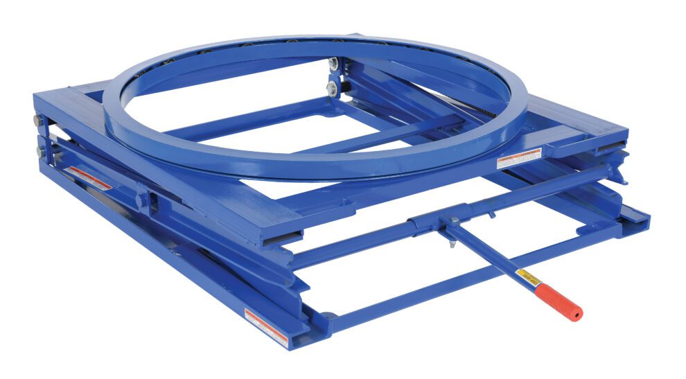 Vestil Adjustable Pallet Stand W/ Carousel 4K | Material Handling USA