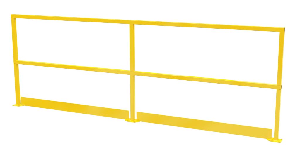 Vestil Safety Handrail W/ Toeboard 120 | Material Handling USA