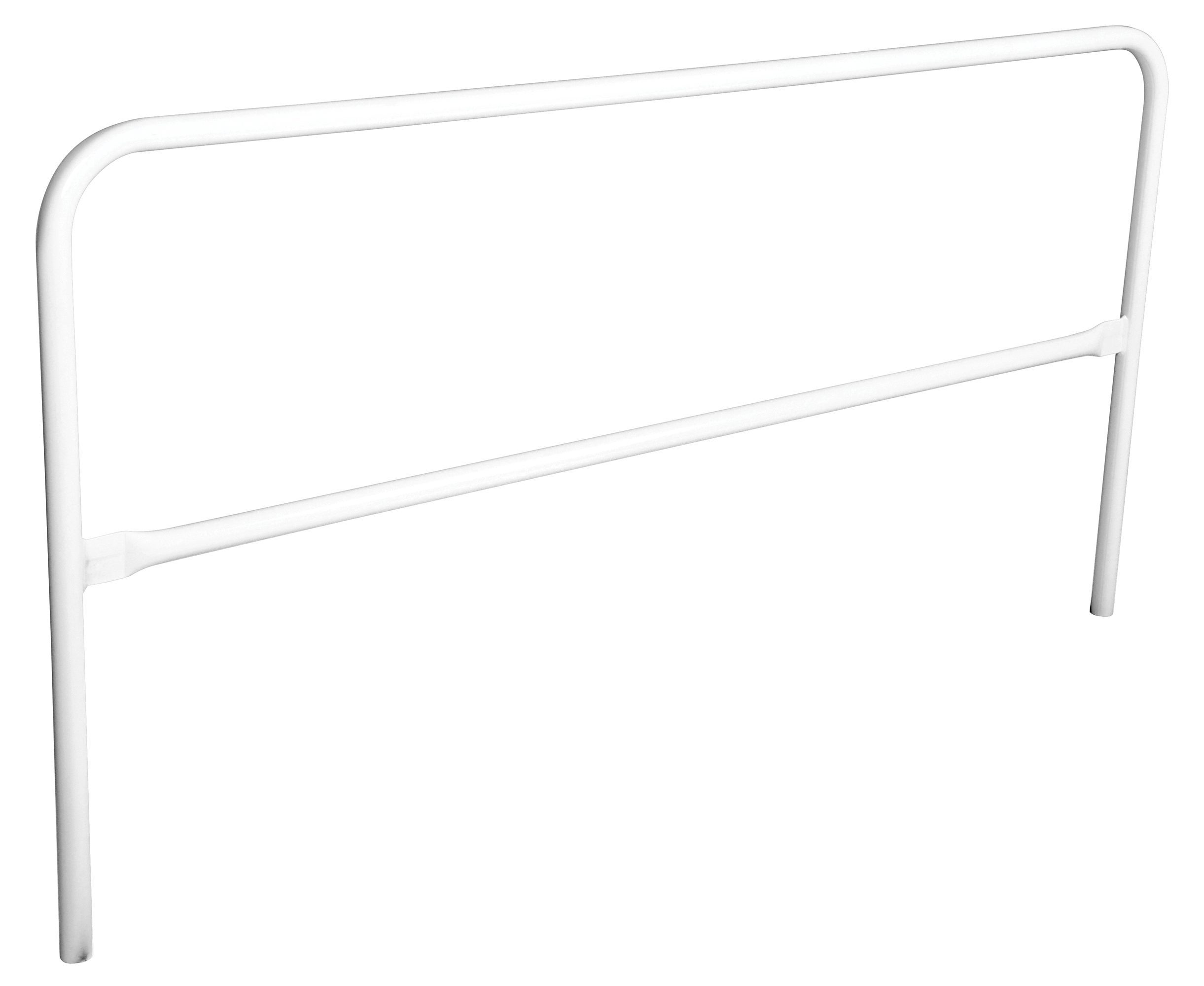 Vestil Steel Pipe Safety Railing 84 In Length White | MH USA