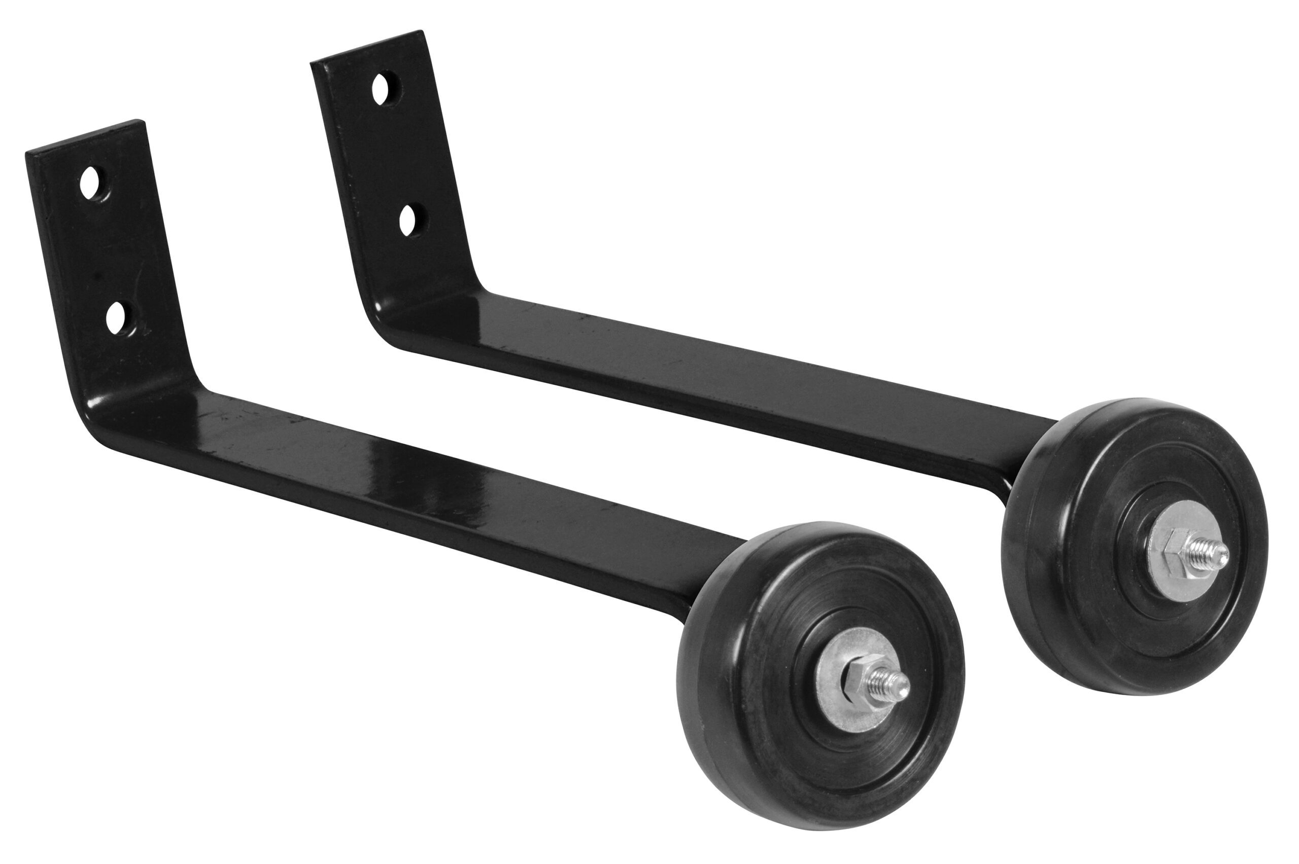 Vestil Black Pipe Railing Barricade Base W/Wheels | MH USA