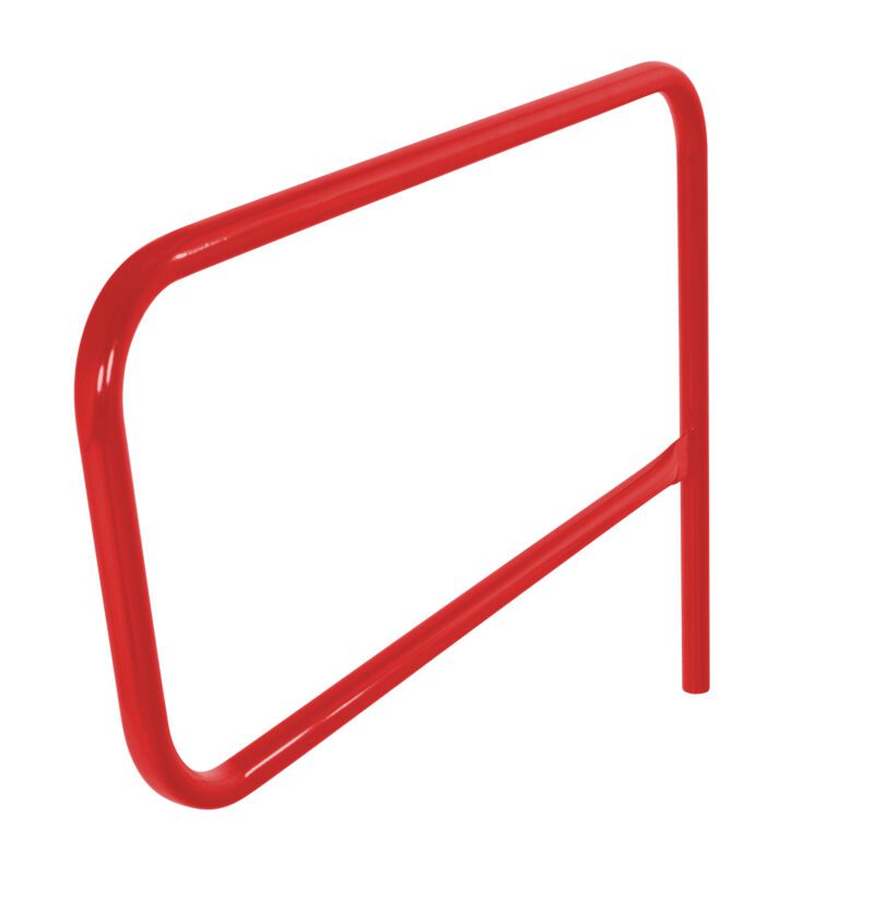 Vestil Red Pipe Safety Railing Gate-P Shaped 48X36 | MH USA
