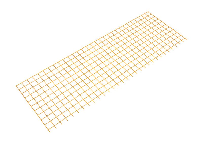 Vestil Steel Sq Safe Handrail Wire Mesh 60 In | Material Handling USA