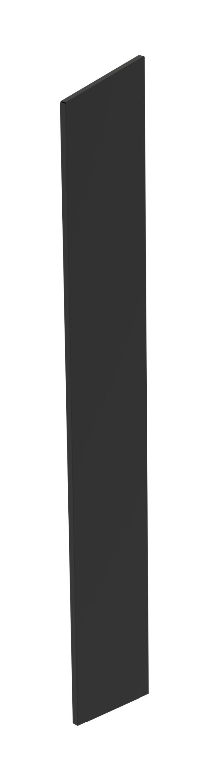 Tennsco 12"D x 78"H Sloping Top Boxed End Panel - Right Sloping Panel ...