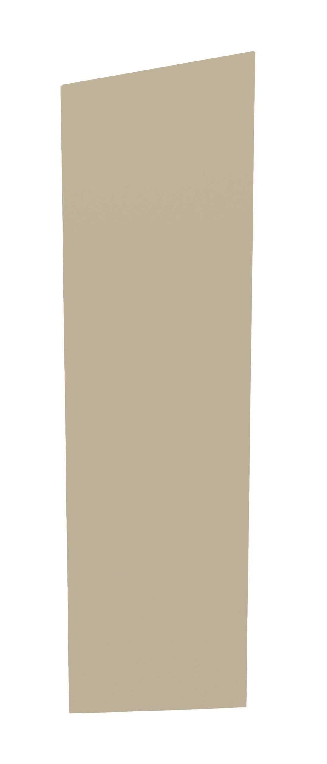 Tennsco 21"D x 72"H Sloping Top Boxed End Panel - Right Sloping Panel ...