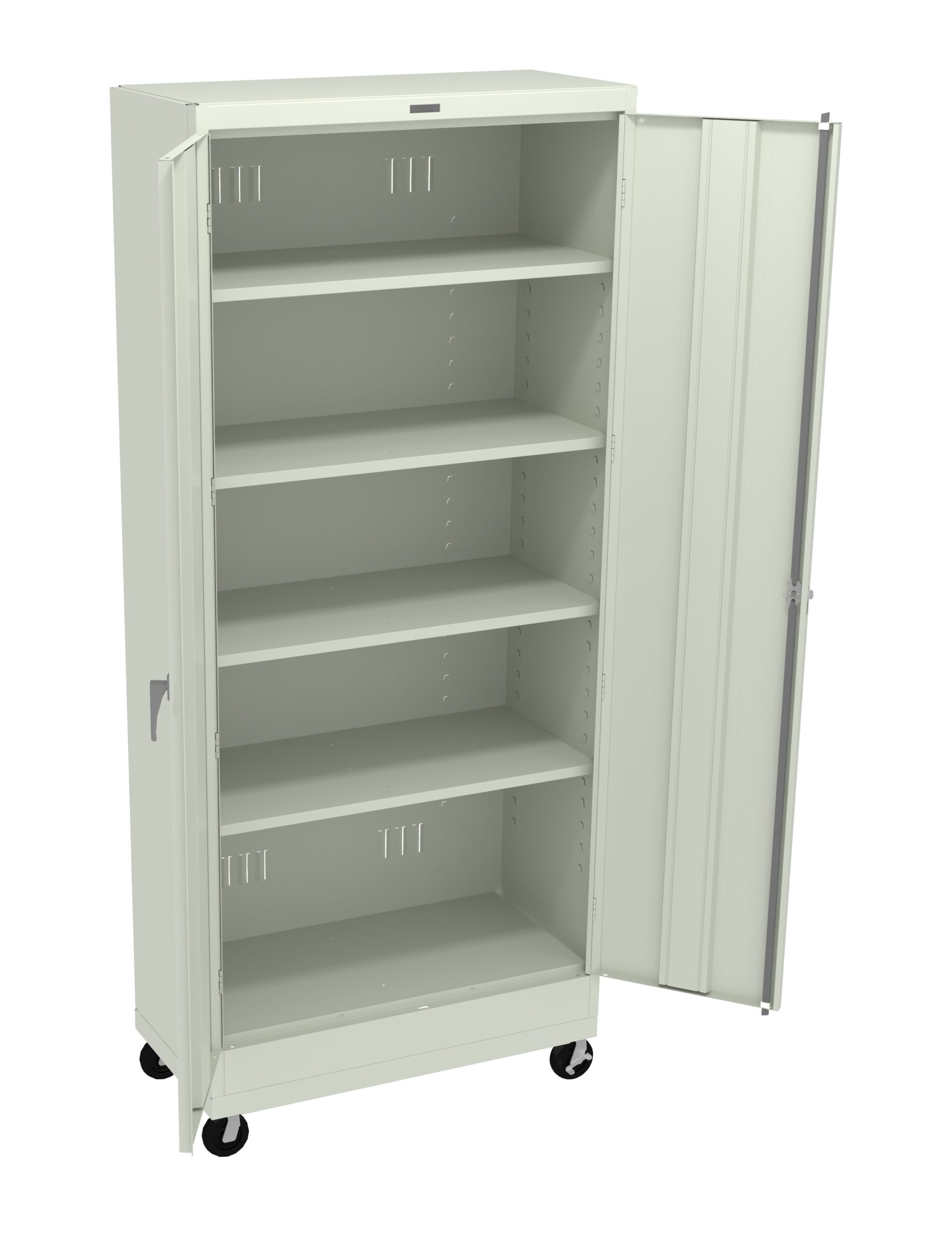 Tennsco 78" High Deluxe Traditional Cabinet with Caster Kit - Assembled ...