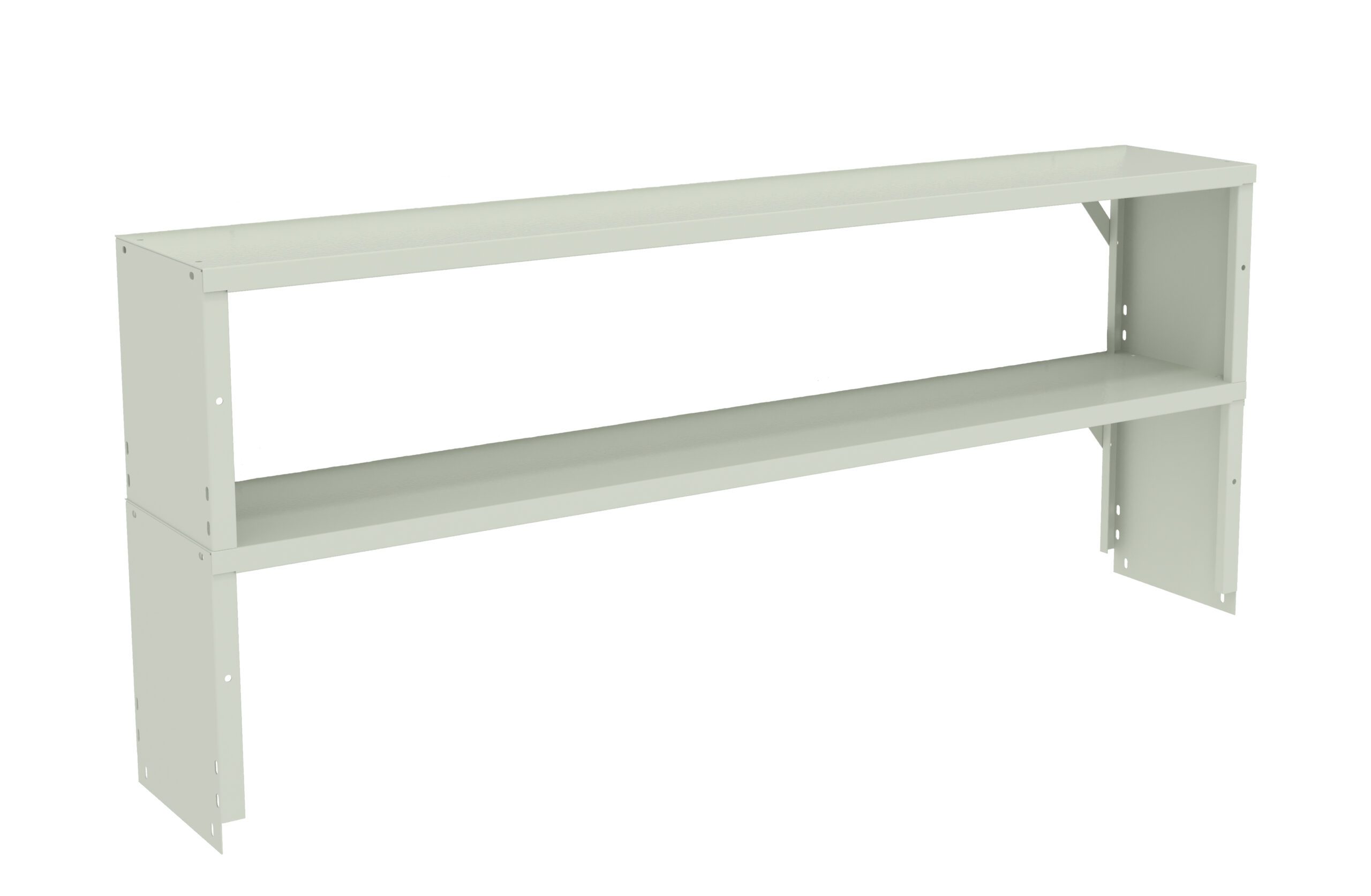 Tennsco 60"W Double Decker Center Riser with End Supports for Workbench ...