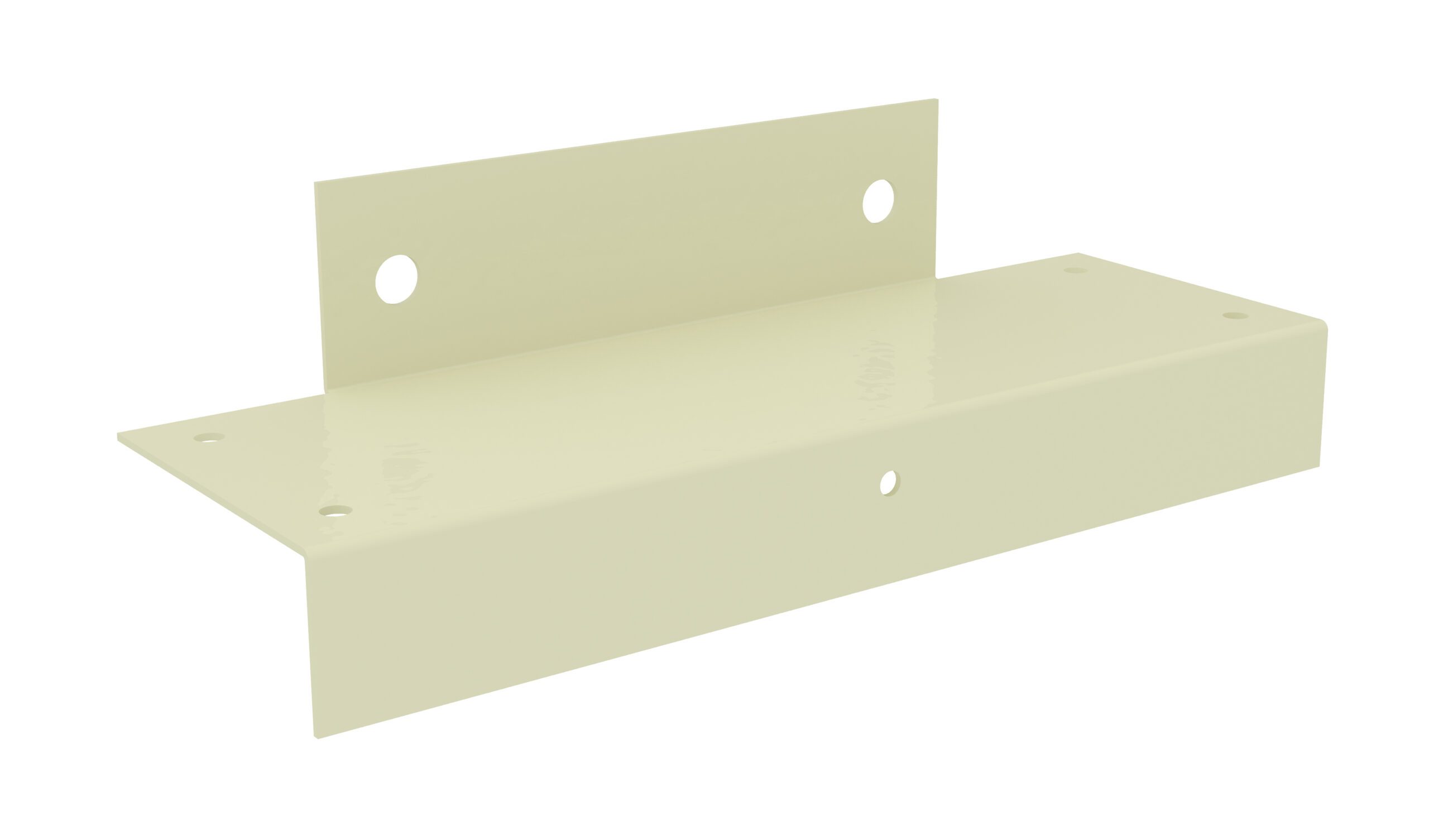 Tennsco 12"W Z-Base Front for Lockers, Champagne/Putty | MH USA