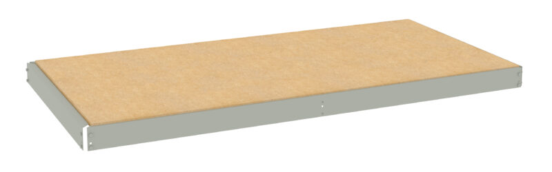 Tennsco 60"W x 30"D Long Span Shelf, Light Grey | MH USA