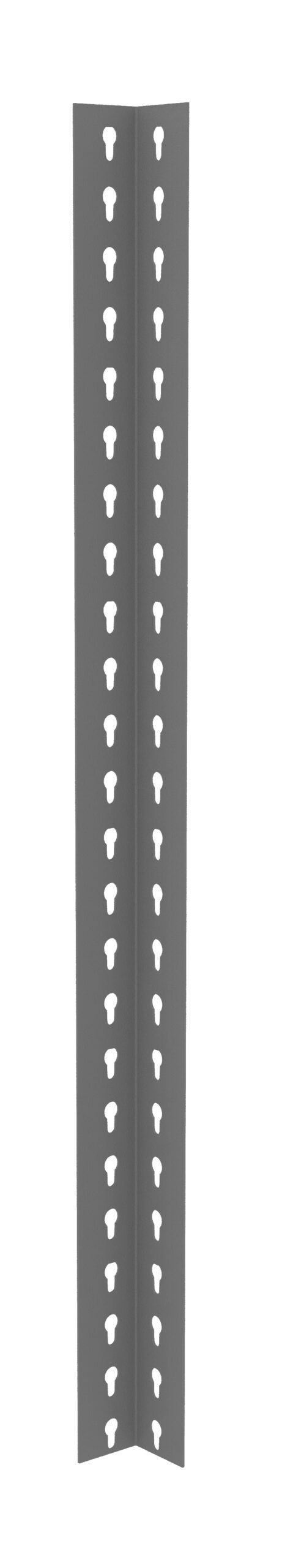 Tennsco 36"H High Capacity Angle Post for Z-Line Shelving, Medium Grey ...