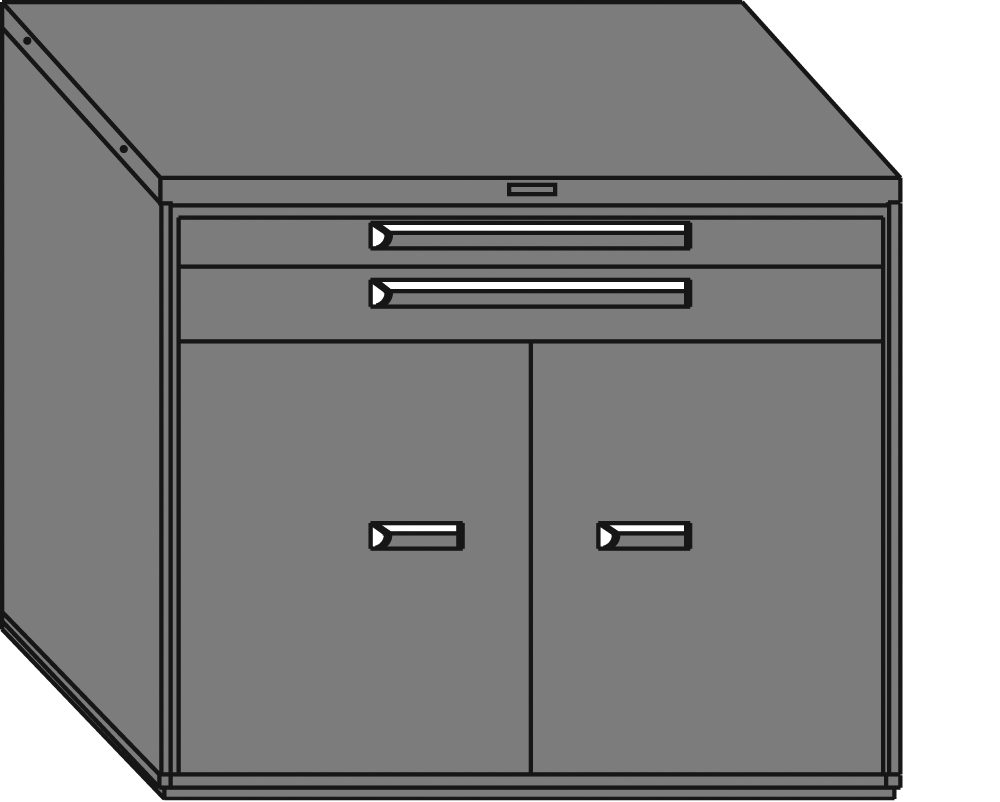 30" wide Modular Drawer Cabinet | MH USA