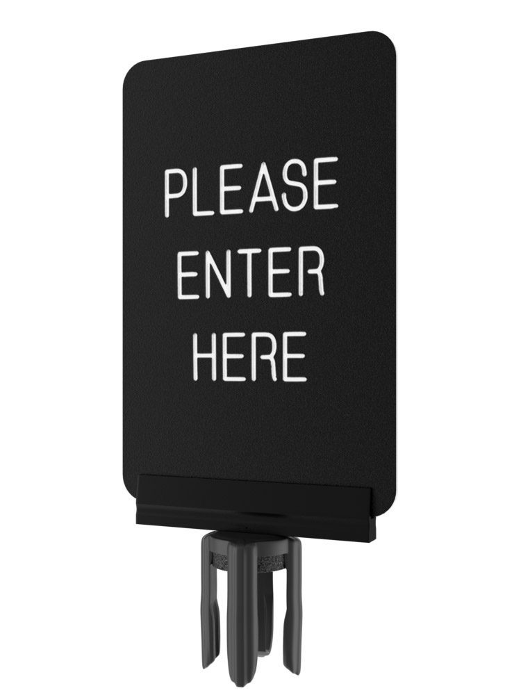 Visiontron Sign Bracket with ColorCore Sign Insert - VI-PSB | MH USA