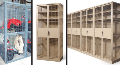 Wire Security Cages & Tool Cages — Warehouse Security Cage Systems | MH-USA