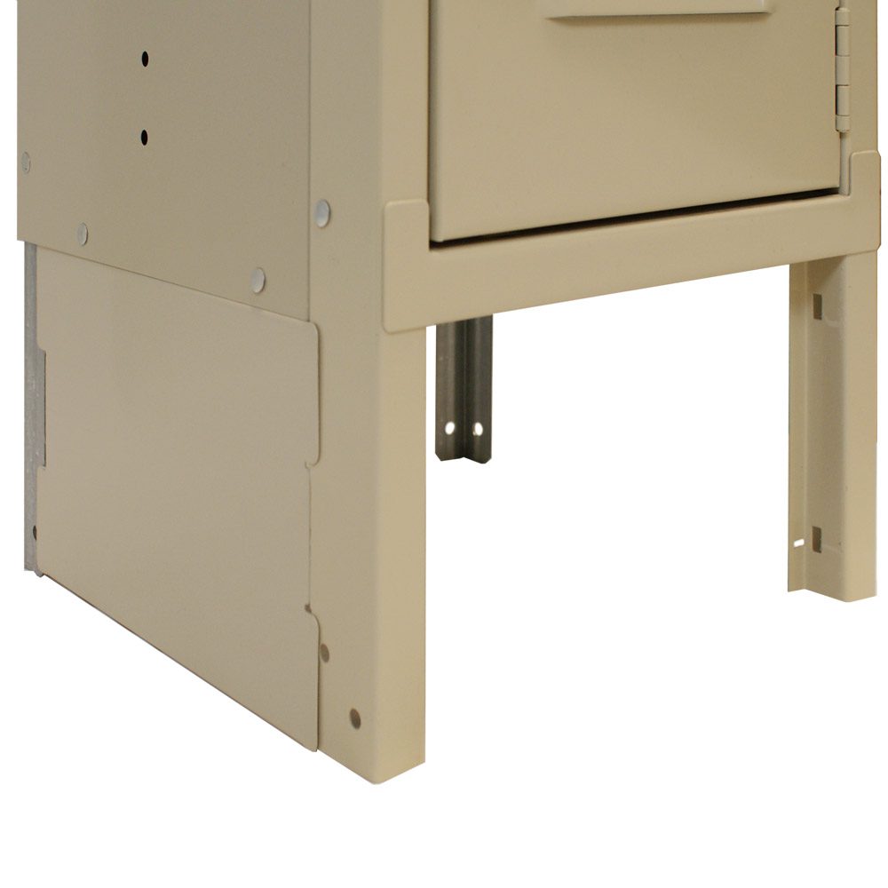 Lyon Closed End Base for Lockers with Legs - 2 Pack - 15" Deep - Putty ...