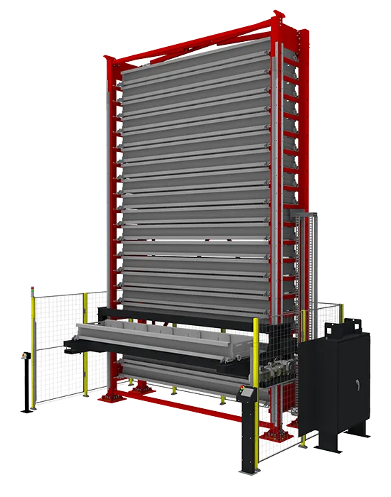 Vidir Vertical Lift for Bar Stock Storage | MH USA