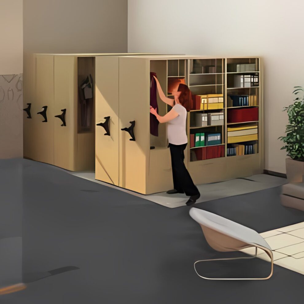 Mobile Shelving For State Offices | Material Handling USA