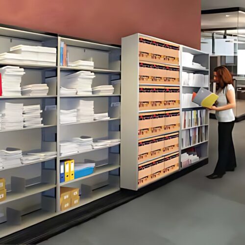 Mobile Shelving For State Offices | Material Handling USA