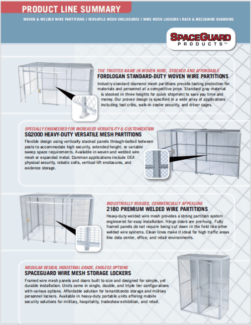 SpaceGuard Brochures | Material Handling USA