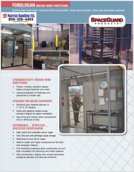 SpaceGuard Brochures | Material Handling USA