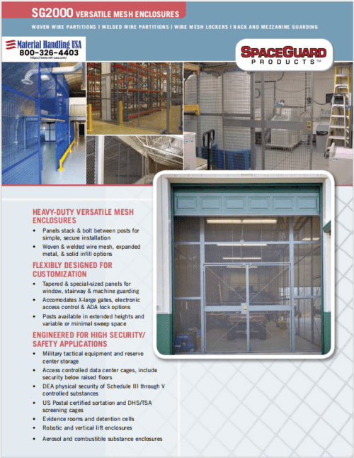 SpaceGuard Brochures | Material Handling USA