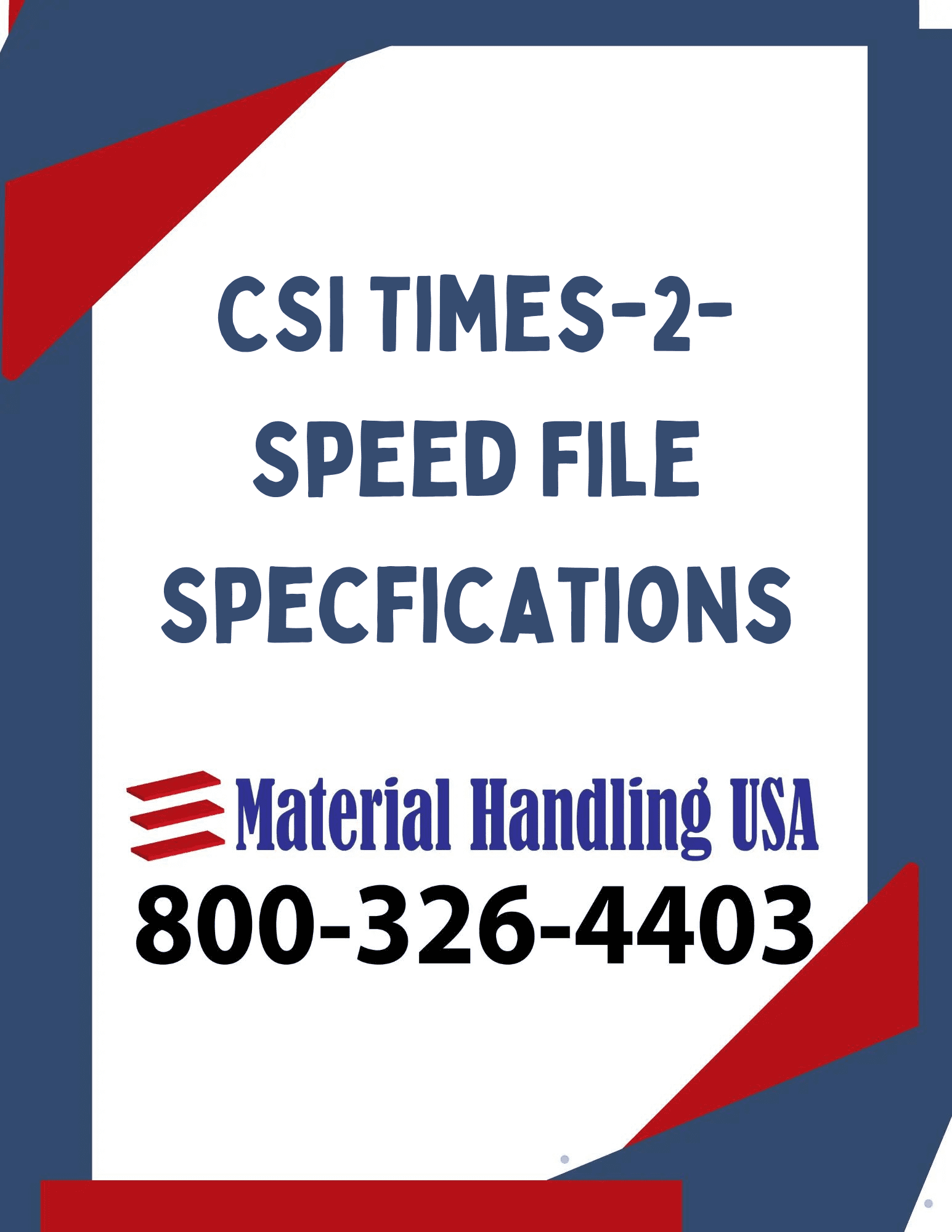 Shelving Specifications | Material Handling USA