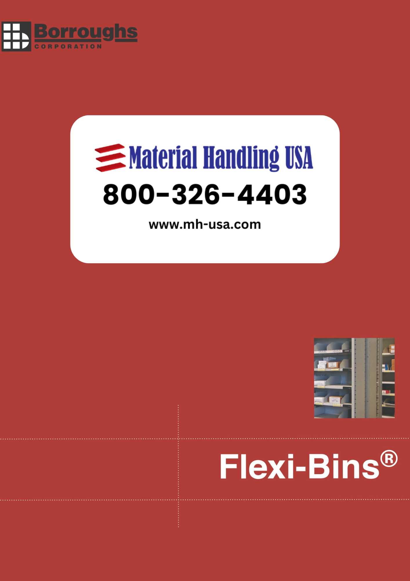 Borroughs Shelving | Material Handling USA