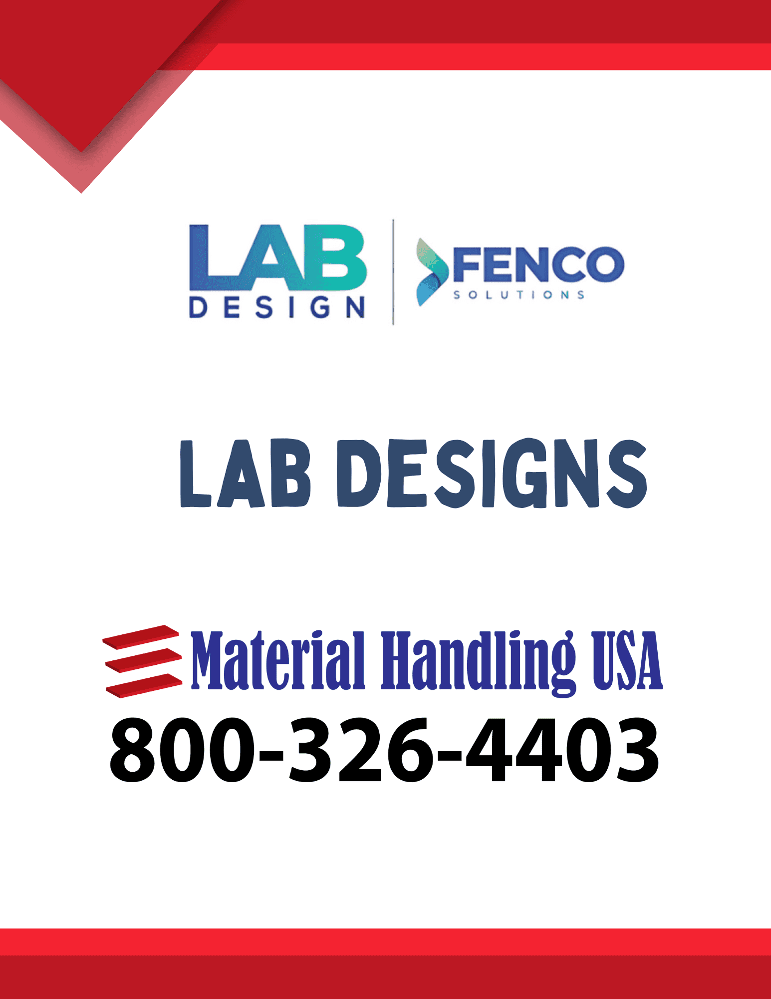 Laboratory Specifications | Material Handling USA
