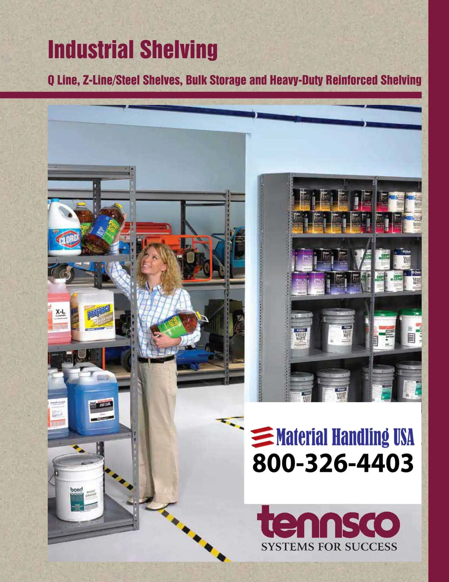 Tennsco Shelving | Material Handling USA