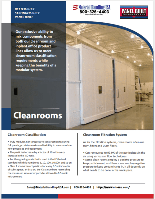 Panel Built Brochures | Material Handling USA