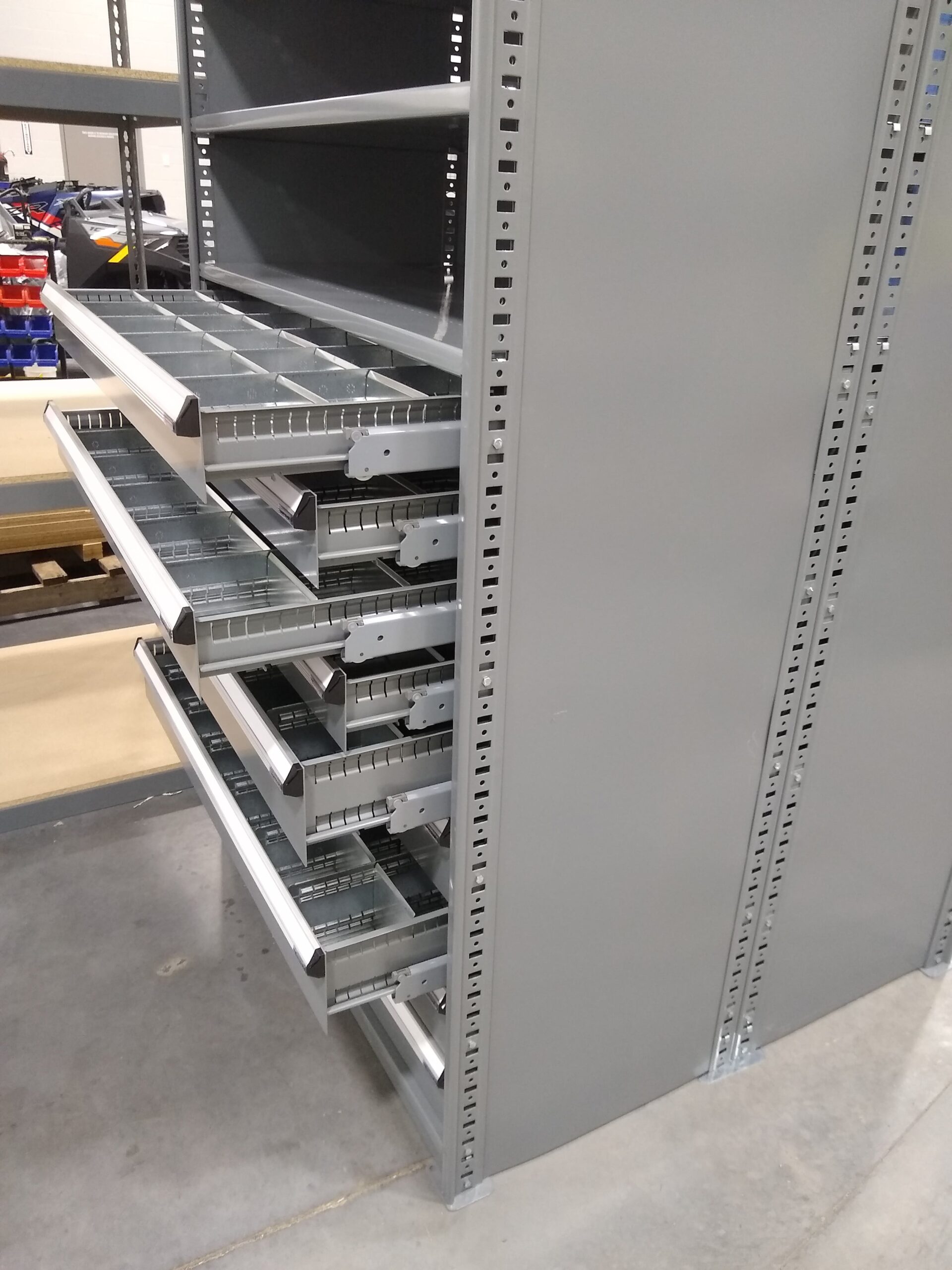 Parts Shelving For A PowerSports Company | Material Handling USA