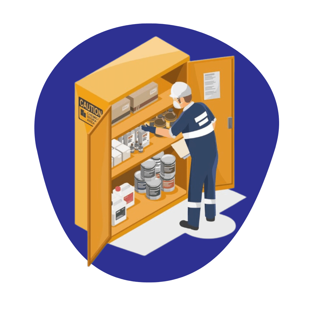 Optimal Chemical Storage Cabinets | Material Handling USA