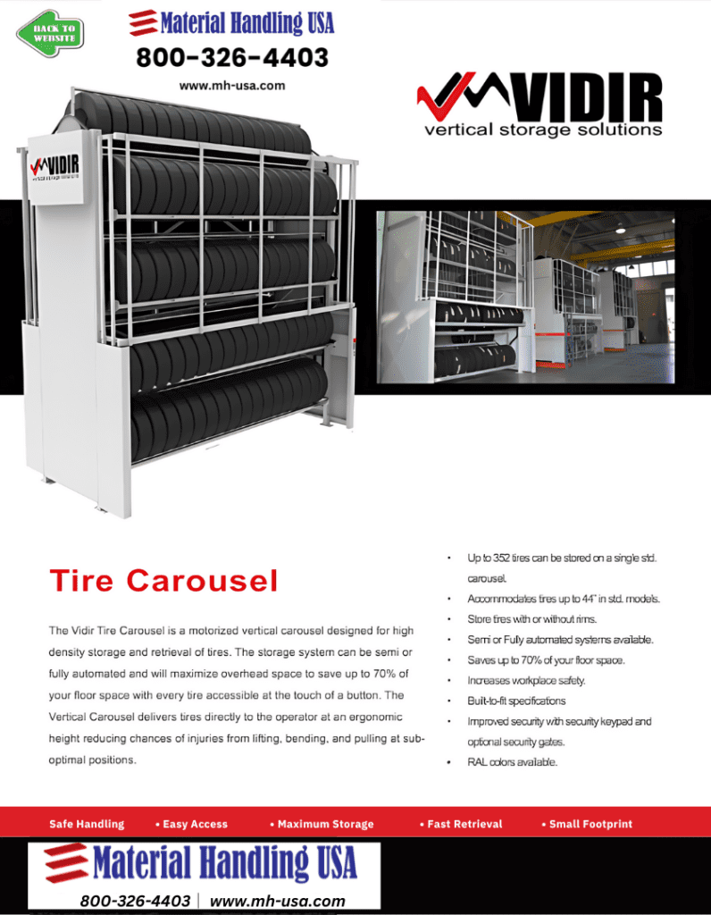Tire Storage Systems | Material Handling USA