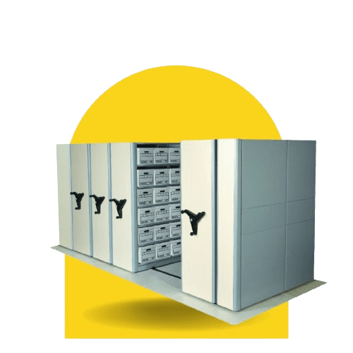 Mobile Shelving for Medical Records | Material Handling USA