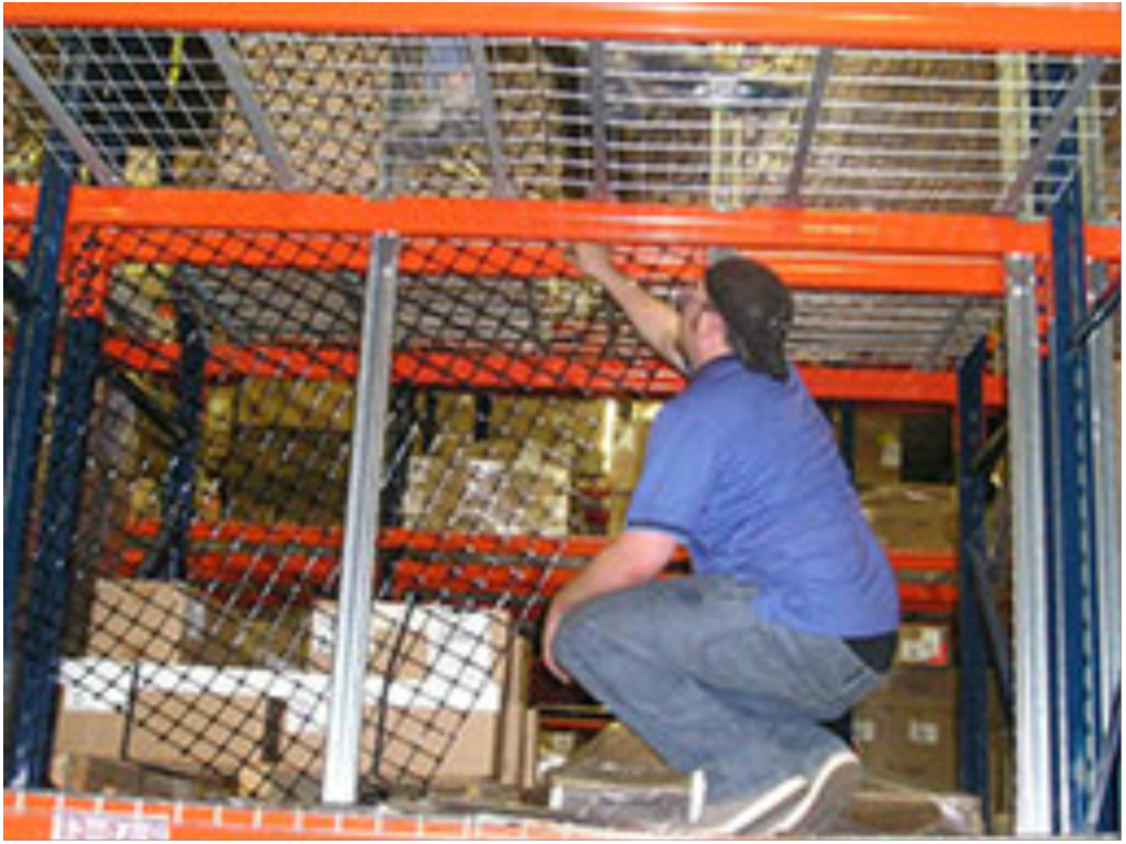 Pallet Rack Safety Netting | MH USA