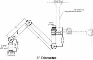 Advanced Laboratory Snorkel Arm Ventilation System | Material Handling USA