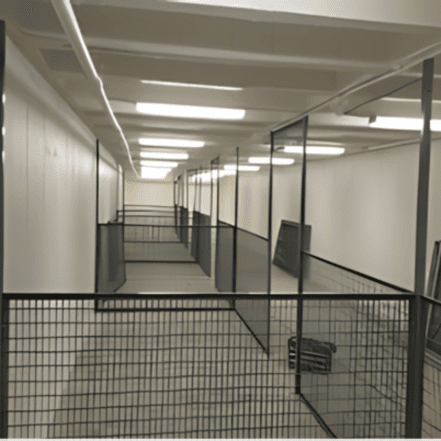 Chain Link Storage Cage | Material Handling USA