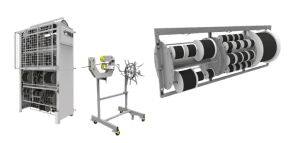 Motorized Wire Spool Carousel - Wire & Reel Vertical Carousels